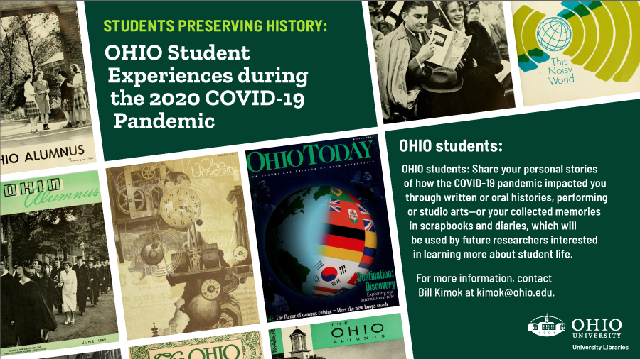 OHIO Libraries Preserving Student History during the Coronavirus