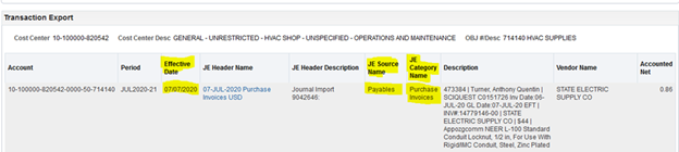 Journal Entry Template (JET) - Correction Reminders