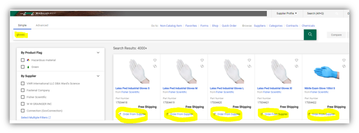 Fisher Scientific Enhancements