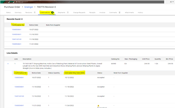 Added delivery tracking features now available with preferred supplier ...