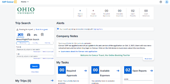 SAP Concur: New Visual Themes for Application