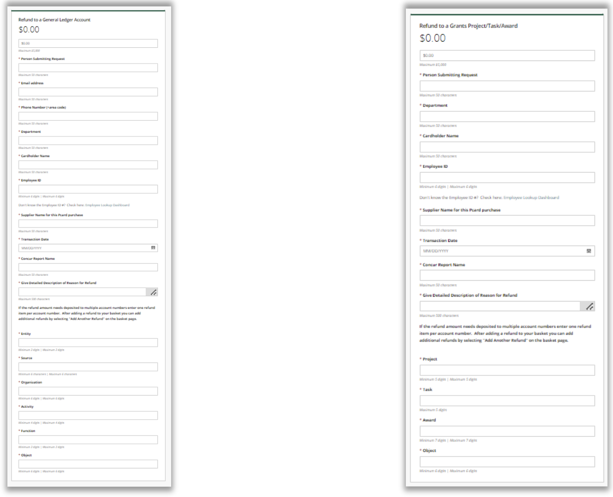 PCard Refunds | Ohio University