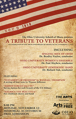 Ohio choirs and Symphonic Band to pay tribute to veterans in free ...